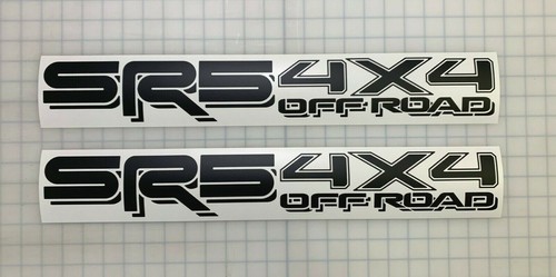 Set of 2: SR5 4X4 off road decal sticker fits Toyota Tacoma Tundra ...