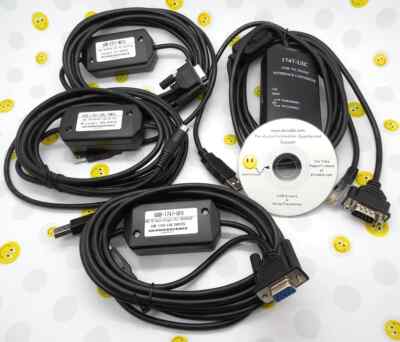Allen Bradley PLC Set/Kit 1747-UIC USB 2711-NC13 1747-CP3 1761-CBL-PM02 ...