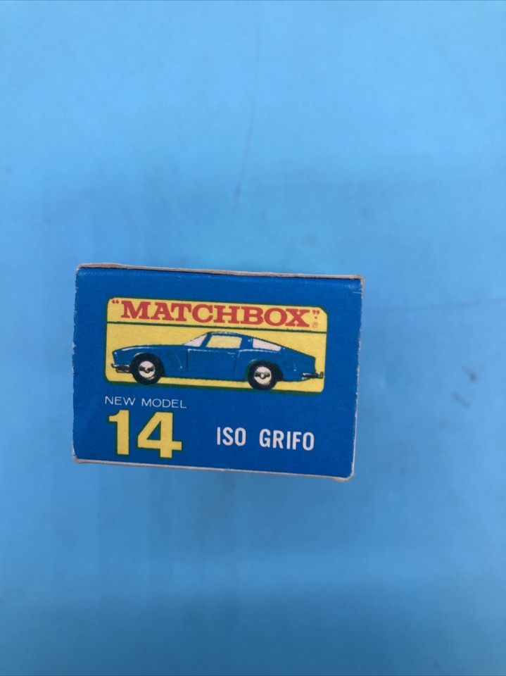 Matchbox 14 ISO Grifo In The Original E4 Box New | eBay