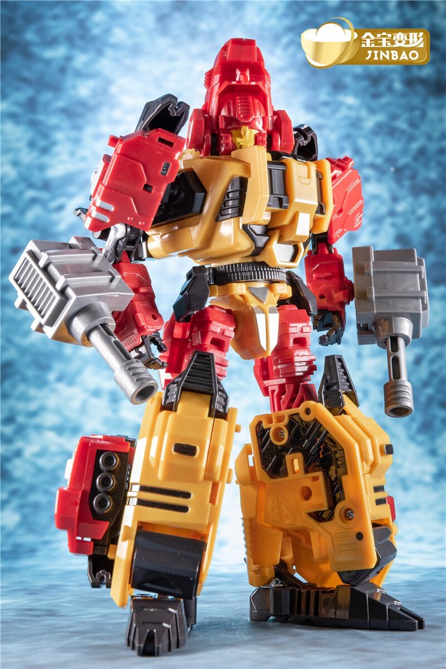 JINBAO Predaking 5in1 MMC Feral Rex Figure Oversized NEW Ver Upgrade ...