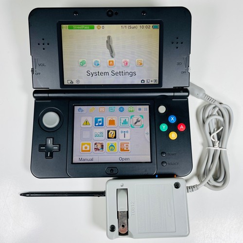 New Nintendo 3DS Black Console - 1 Year Warranty - USA Seller | eBay