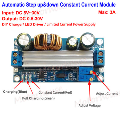 DC Automatic Constant Voltage Constant Current Step-up/down Charger ...
