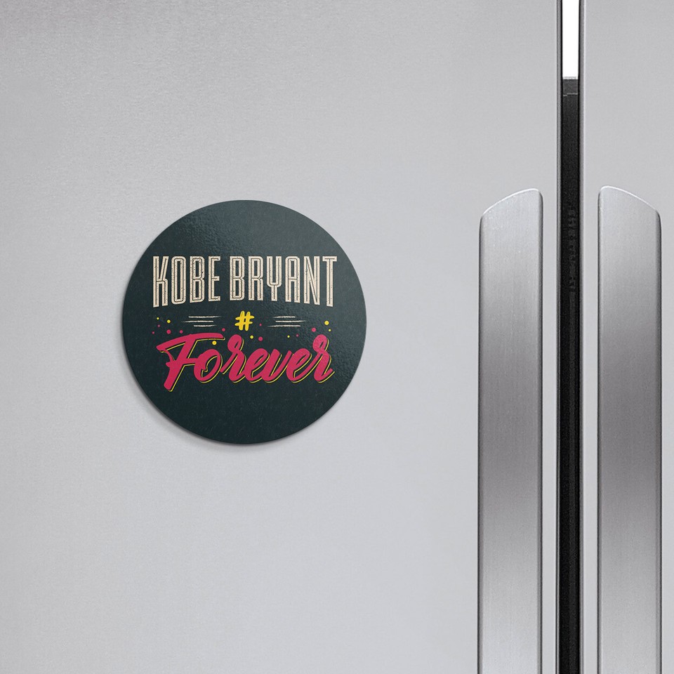 Koby Bryant Forever Hashtag | 4'' X 4'' Round Decorative Magnet | eBay