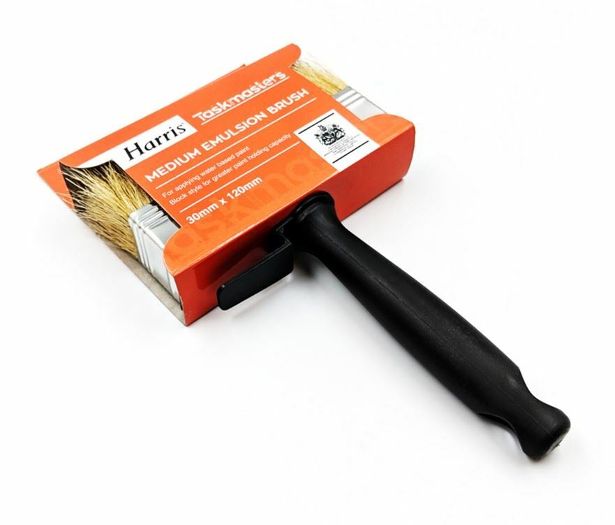 4 Pack Harris Emulsion Paint Brush Block Masonry Brushes 4.5" Wide Wall ...