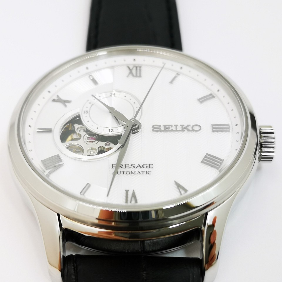 SEIKO PRESAGE BASIC SARY095 White Automatic Mechanical Men's Watch New ...