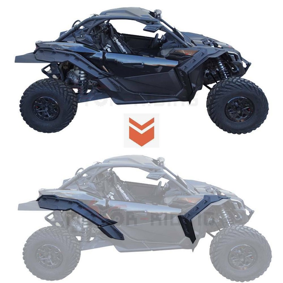 For Can-Am Maverick X3 Turbo R Super Extended Fender Flares 2017-2024 ...