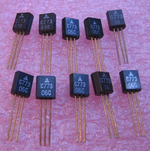 2SC773 C773 Mitsubishi NPN Silicon Small Signal Transistor Si - NOS Qty ...