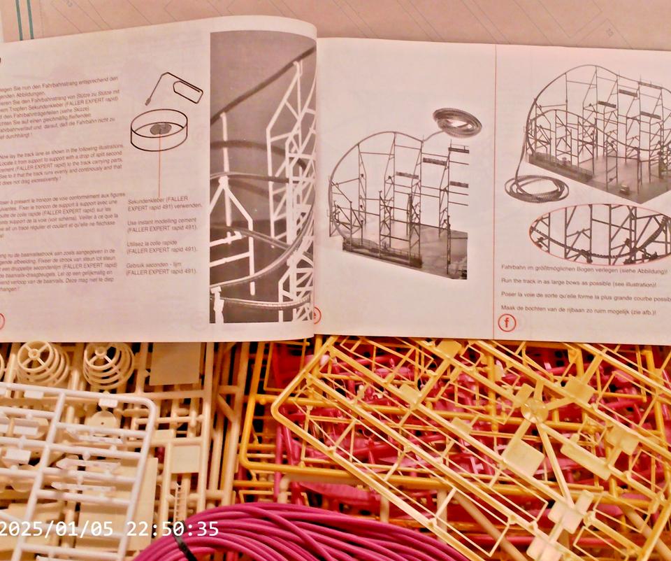 VINTAGE FALLER #451 HO SCALE ROLLER COASTER KIT - PRE-OWNED | eBay