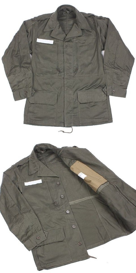 New Unissued French army M64 olive field jacket combat coat surplus ...