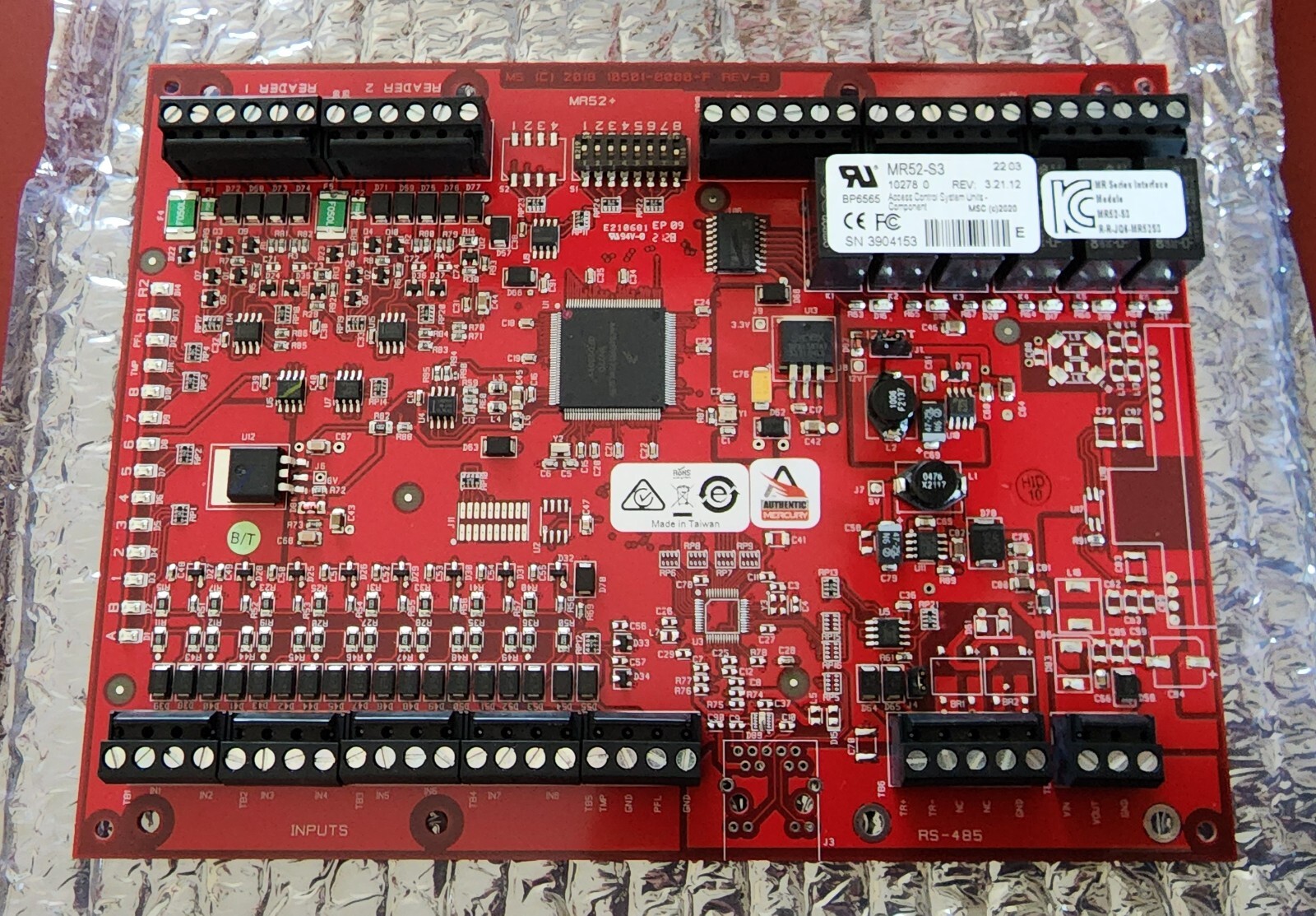 AVIGILON AC-MER-CON-MR52 Dual Reader Interface Module Board | eBay