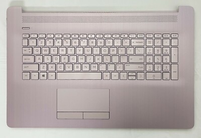 New HP 17-CA 17Z-CA 17-BY Pink With BL Palmrest Keyboard L28089-001 ...