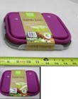 Bento Collapsible Box Purple Eco One Reusable 8x6x1.5 with Utensil NEW ...