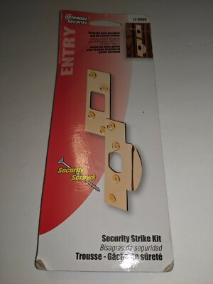Defender Security Strike Kit U-9989 Deadbolt, Deadlatch Strikes, Long ...