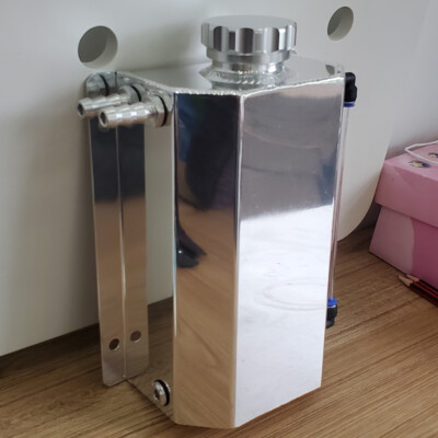 2L Universal Aluminum Radiator Coolant Overflow Tank Expansion Catch ...