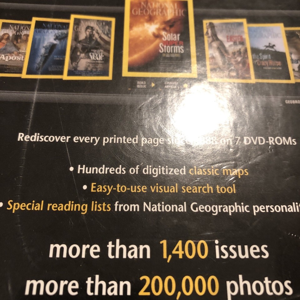 National Geographic Box Set 7 DVD-ROMS | eBay