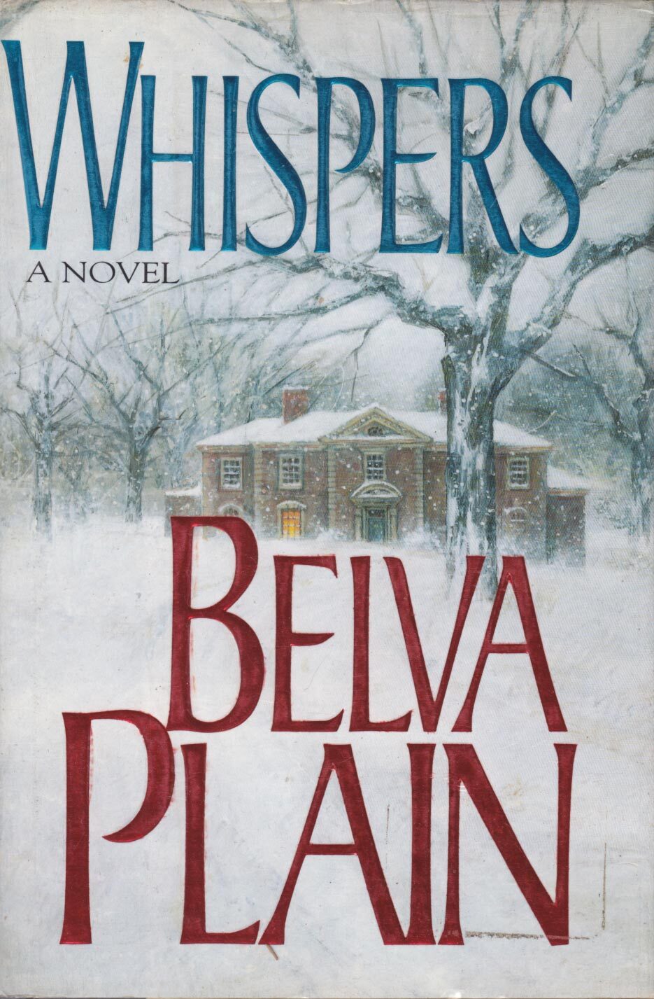 Whispers: A Novel by Belva Plain / 1993 1st Edition Hardcover Romance ...