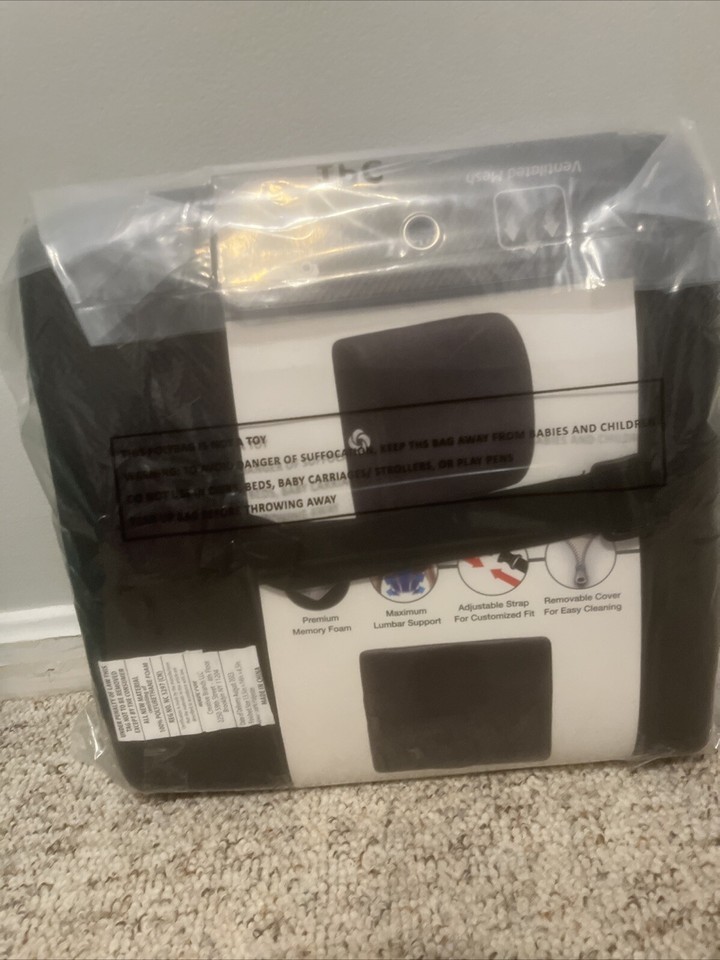 SAMSONITE Lumbar Support Pillow for Office Chair and Car Seat Perfectly ...