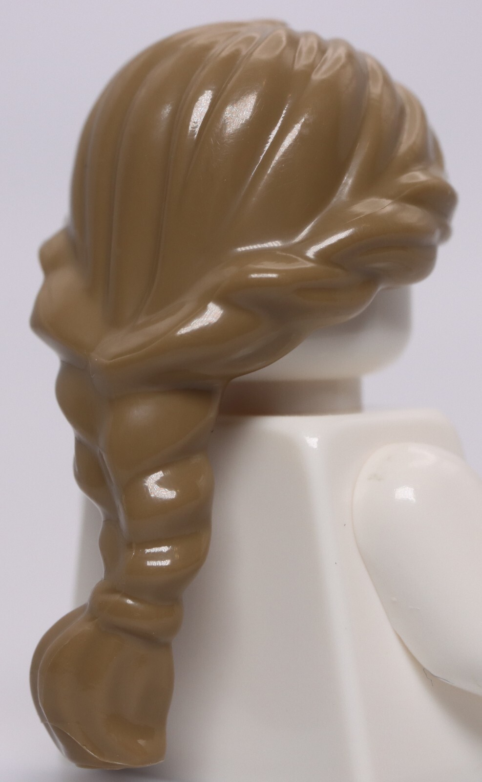 Lego Dark Tan Minifig Hair Female Ponytail Long French Braided | eBay