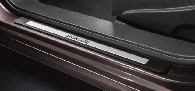 Genuine Nissan Door Sill Kick Plates Aluminum 999M1-GU010 | eBay