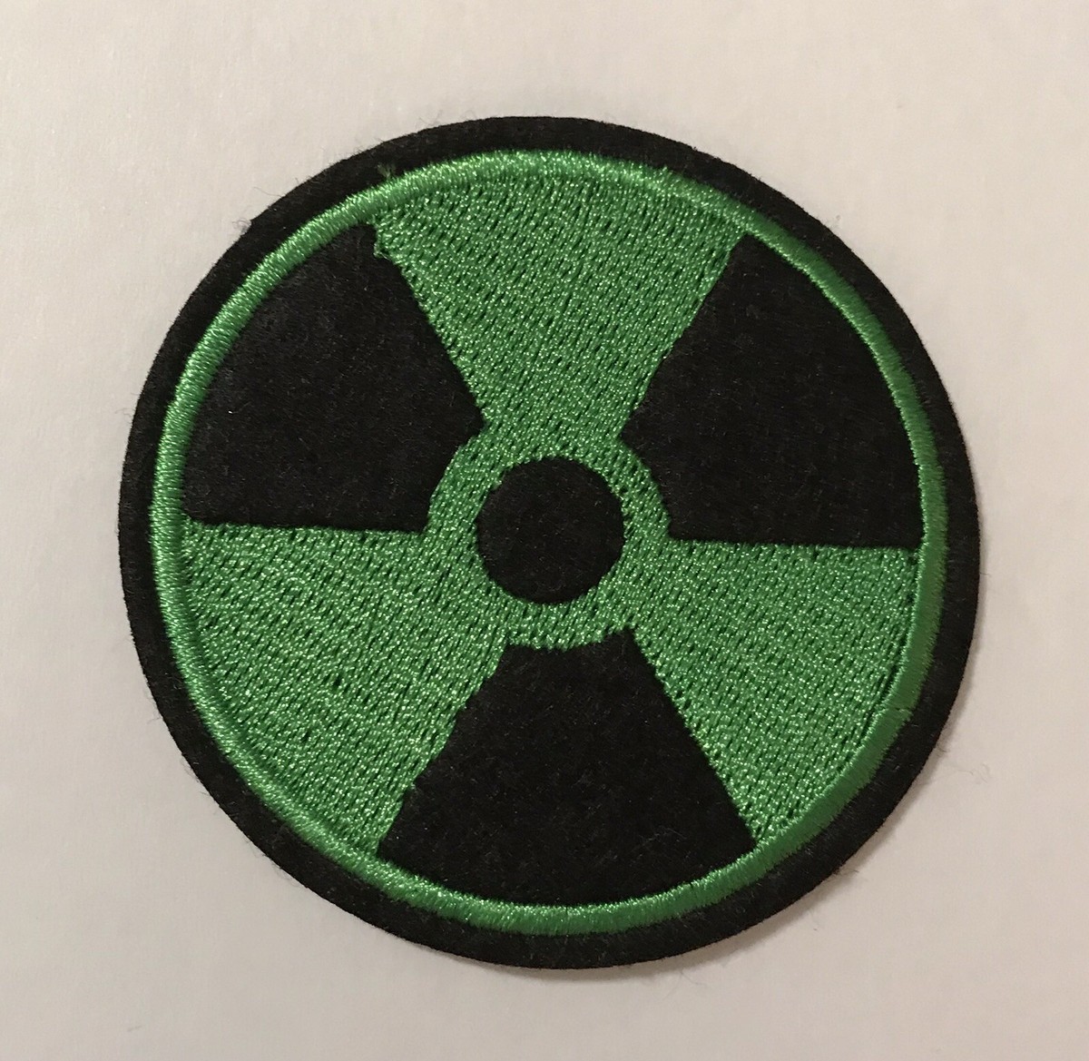 Radioactive Symbol Horror Related 🎃 Green Nuclear Waste Embroidered