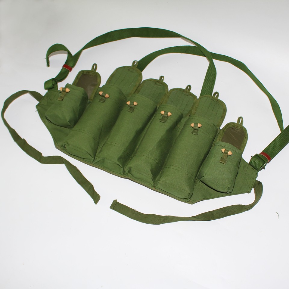 Type 81 Chest Rig Bandolier 6 Pouches Chinese 6 Cells Ammo Pouches | eBay