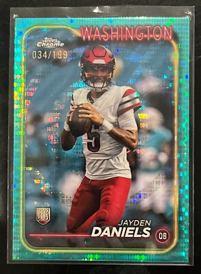 2024 Topps Chrome Football INSERTS X-Fractor Prism Refractor Sepia ...