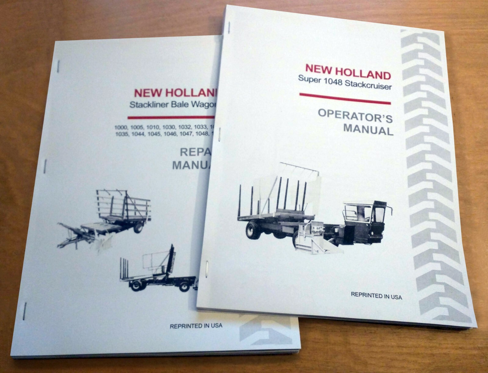 New Holland Super 1048 StackCruiser Bale Wagon Operator's and Service ...
