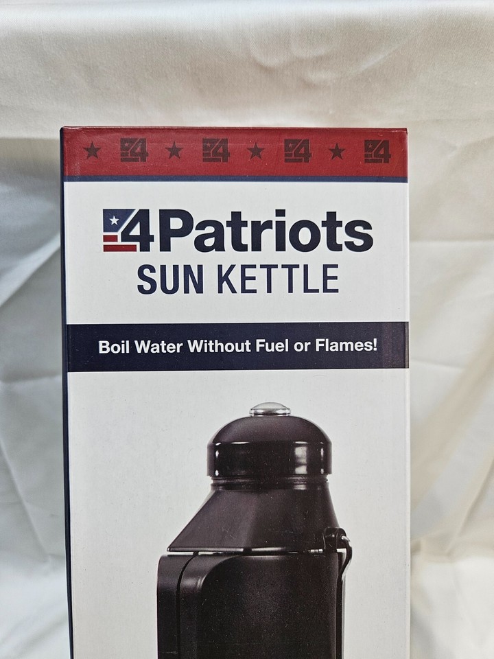 4Patriots Sun Kettle Solar Boil Water No Fuel Flames Batteries Off Grid ...