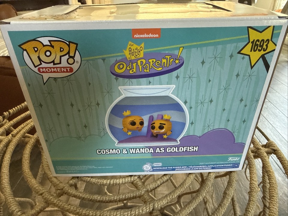 Funko Pop Moment: Fairly Odd Parents Cosmo and Wanda as Goldfish Vinyl ...