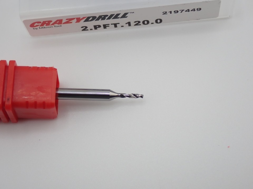 Mikron 2.PFT.120.0 Carbide Drill 1.2mm CrazyDrill 3xD (Qty. 5) | eBay