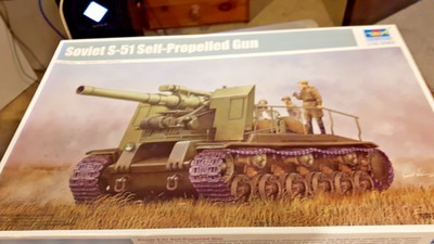 1/35 TRUMPETER RUSSIAN AFV. S-51 SPG KIT NO O5583 | eBay