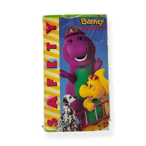 Barney Safety VHS Blockbuster Version 1995 Lyons Group Sing-Along Songs ...