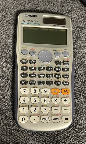 Casio FX-115ES PLUS Scientific Calculator Two Way Power Natural VPAM ...