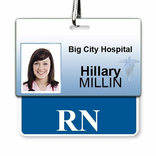 10 Pack - Horizontal RN Badge Buddies for Registered Nurses - Hospital ...