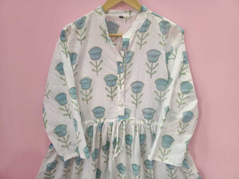 Boho Cotton Dress,Hand Print Dress,Cotton Dress,Long Dress,Indian Block ...