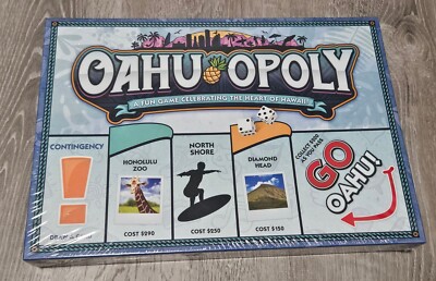 Oahu Opoly Hawaii Monopoly Board Game Limited Edition - New Sealed! | eBay