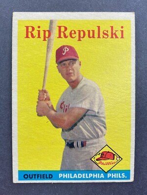 1958 Topps #14 Rip Repulski (Philadelphia Phillies) | eBay