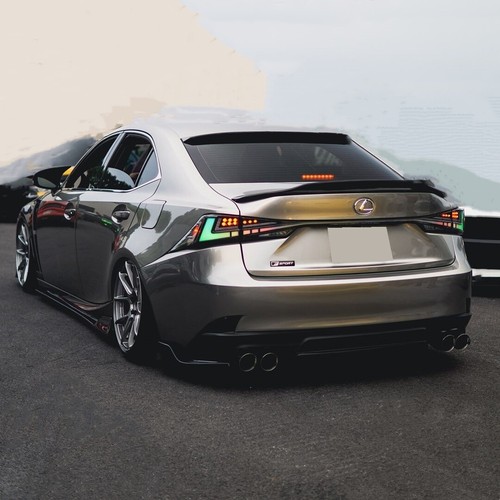 Clear Lens RGB LED Tail Lights For Lexus IS250 IS300 IS350 ISF 2014-20 ...