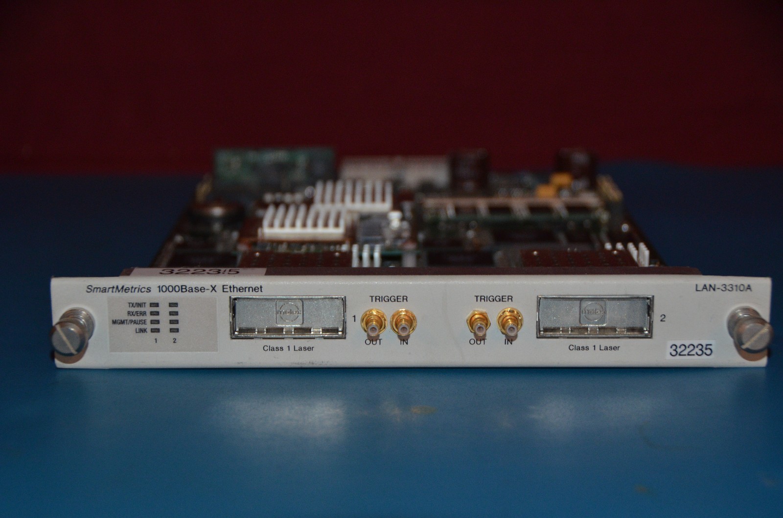 Spirent SmartBits LAN-3310A 2-port GBIC SmartMetrics Module with ...