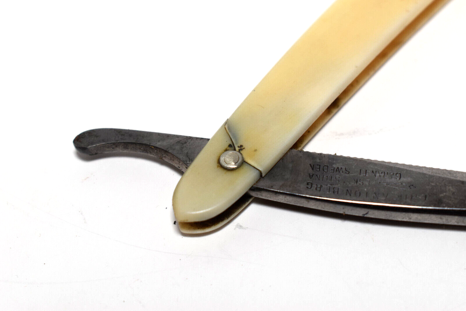 Vintage ERIK ANTON BERG Seven Day STRAIGHT Razor Shaving Set Made in ...