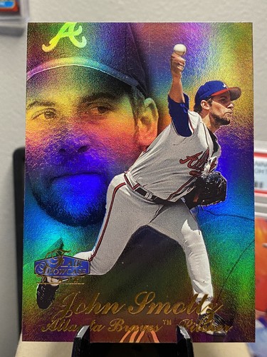 JOHN SMOLTZ #61 ROW 3 SHOWDOWN 1998 FLAIR SHOWCASE MLB BASEBALL ATLANTA ...