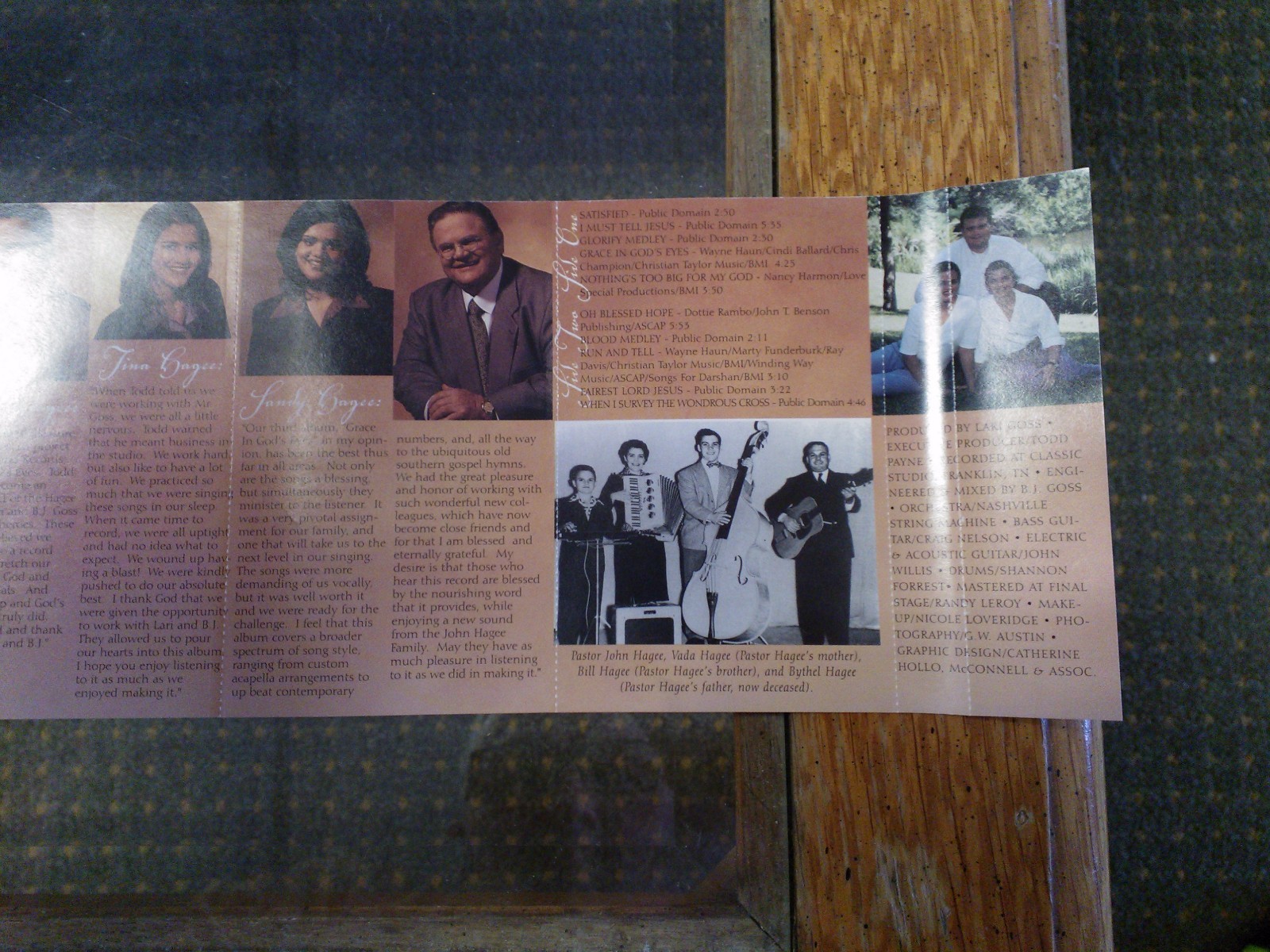 Cassette The John Hagee Family Grace In God's Eyes Tina Sandy Matt rare ...