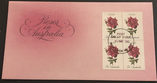 Australia* FDC 1982 Roses In Australia Block Of 4 Stamps | eBay