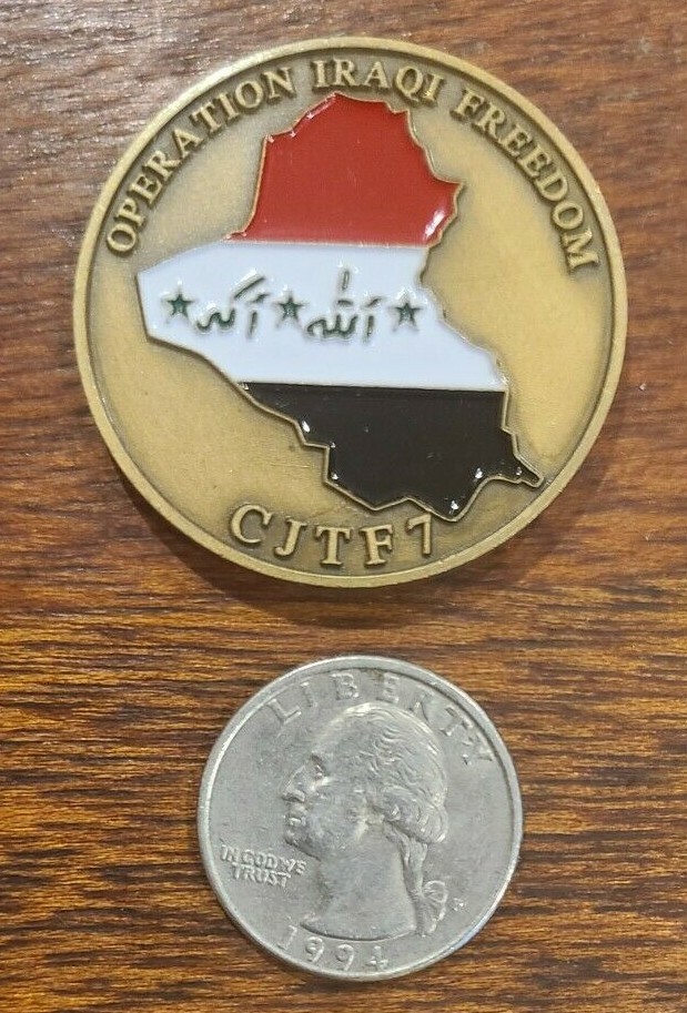 101st Airborne - CJTF7 Coalition Joint Task Force 7 - Challenge Coin | eBay