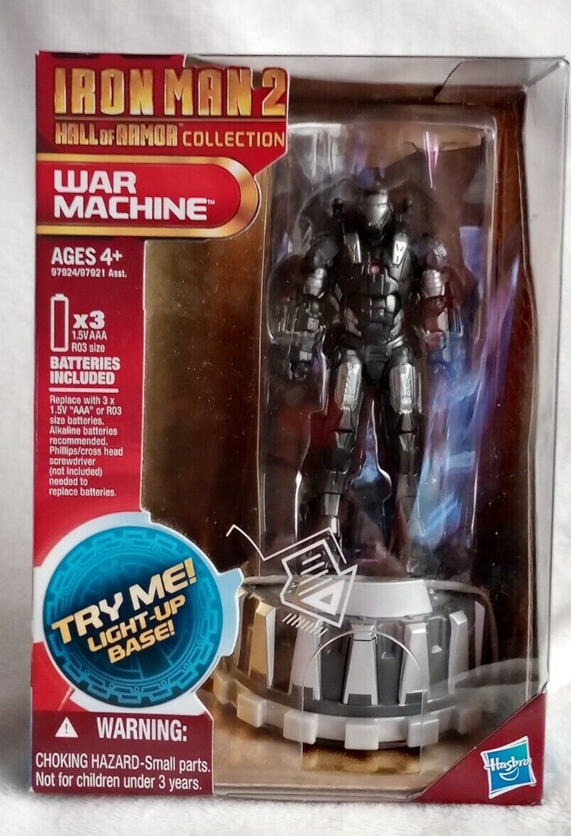 2010 Marvel Iron Man 2 Hall Of Armor Collection WAR Machine Light-Up ...