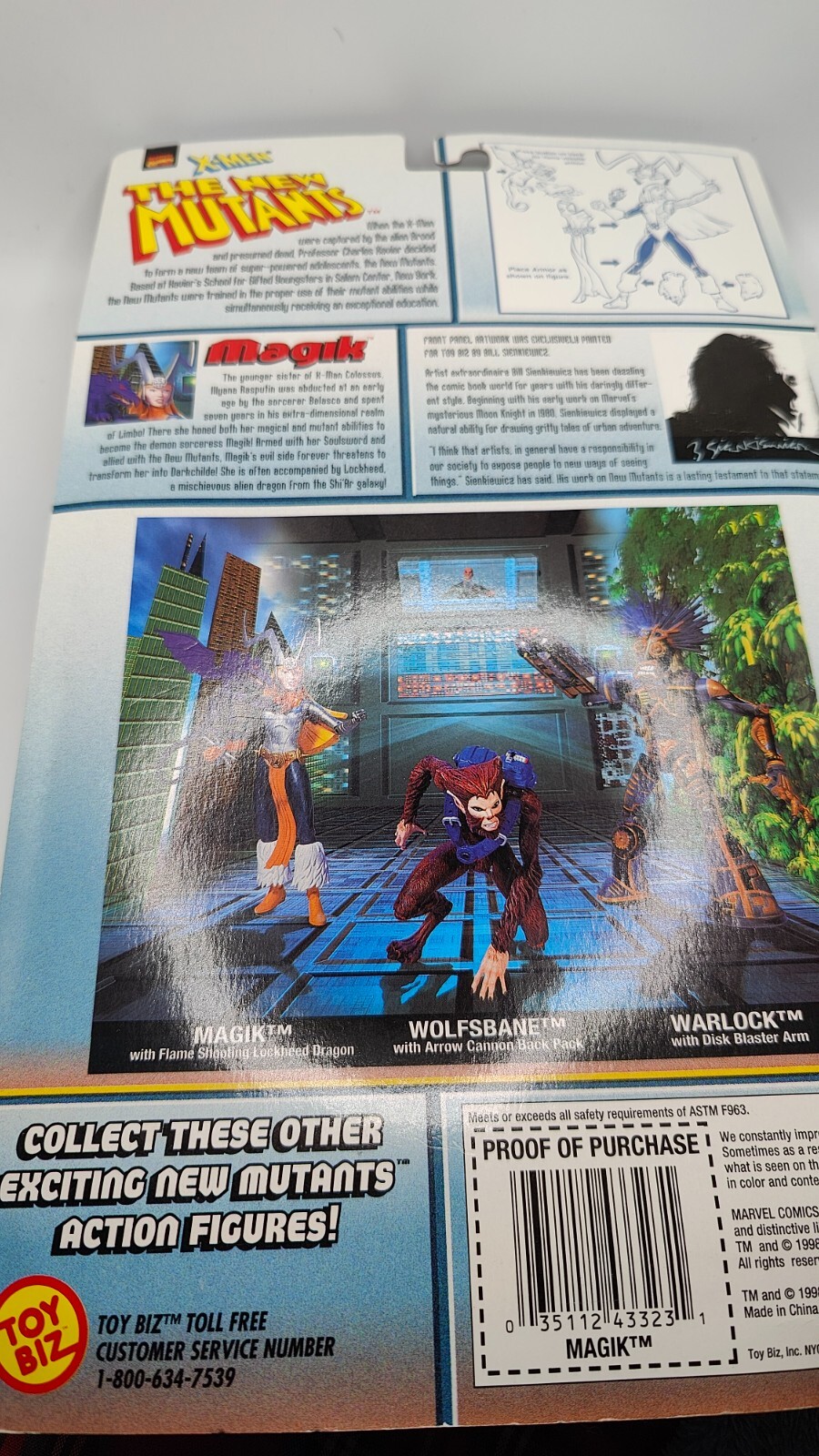NEW MARVEL X-MEN THE NEW MUTANTS ACTION FIGURES MAGIK & LOCKHEED DRAGON ...