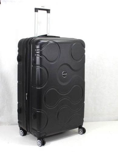 26" EXPANDABLE ABS Hard Shell Large Suitcase Spinner 4 Wheels Luggage ...