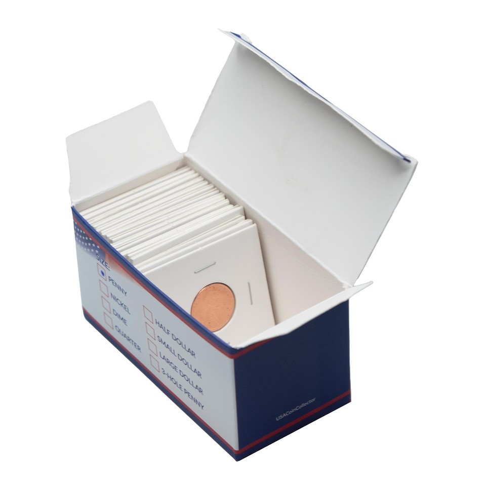 2x2 Paper Coin Holders Flips Archival Storage No PVC Sample Pack | eBay