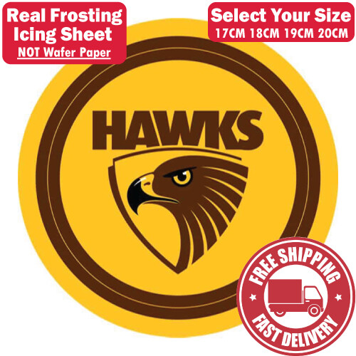 Hawthorn Edible Image Cake Topper Round Frosting Icing Party Decoration ...