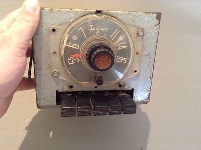 1955 Ford Fairlane AM Radio Original Used Vintage Push Button FoMoCo | eBay